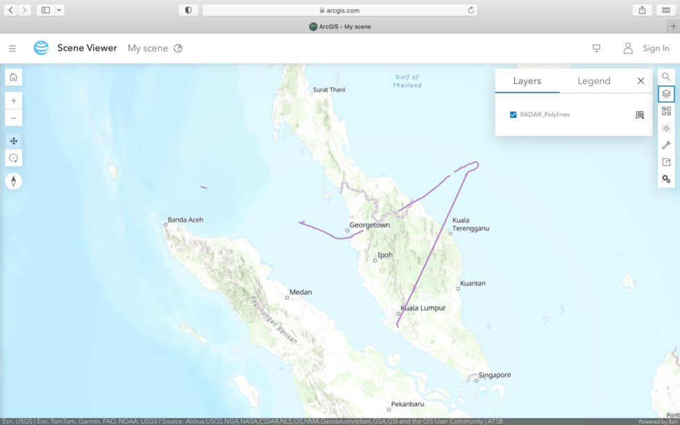 Malaysian Military Radar | The Search for MH370